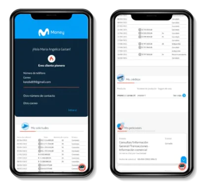 Crédito en línea - Movistar Money